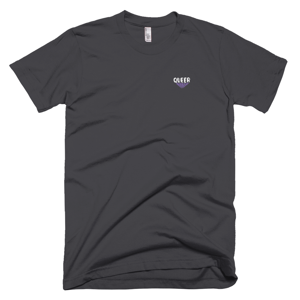 Queer Embroidered T-Shirt – GAYPIN'