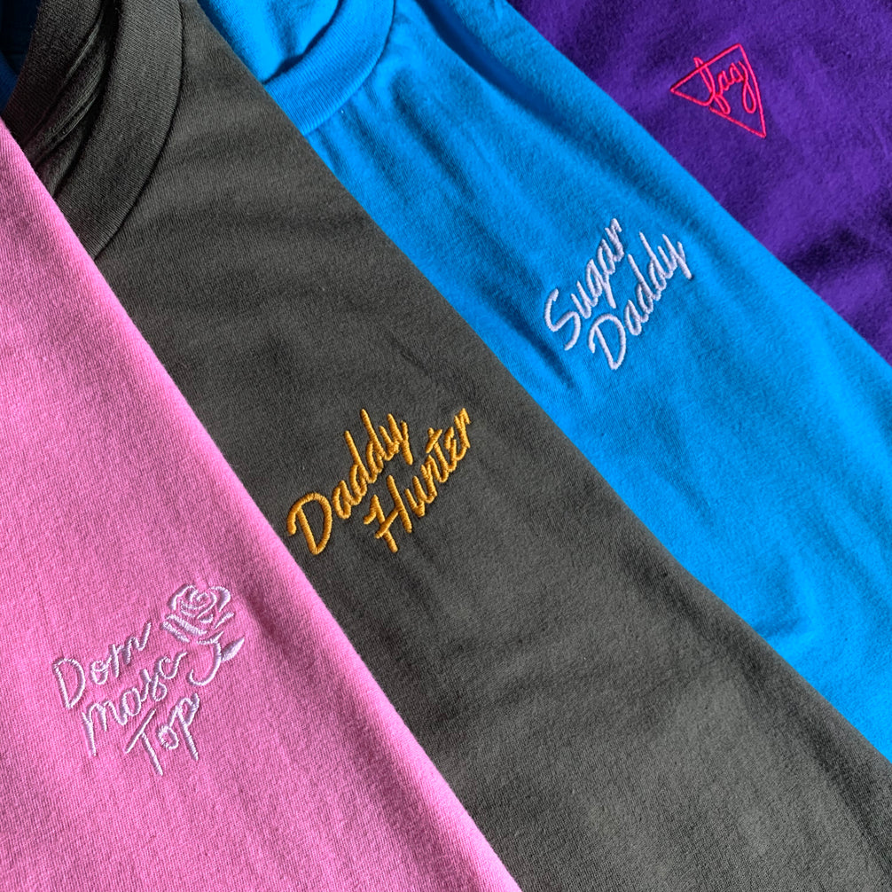Dom Masc Top Embroidered T-Shirt – GAYPIN'